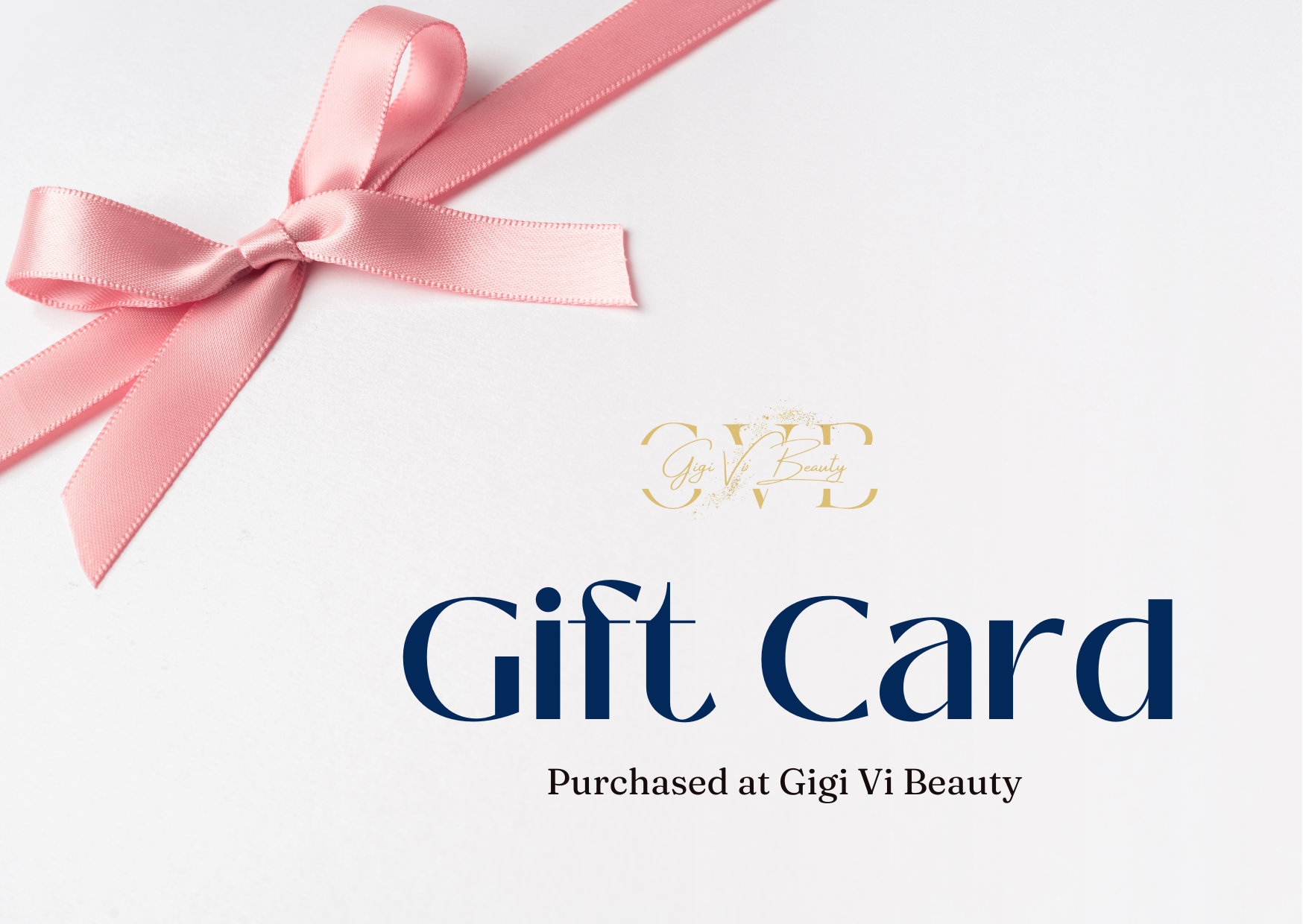 Treatment Gift Cards – Gigi Vi Beauty